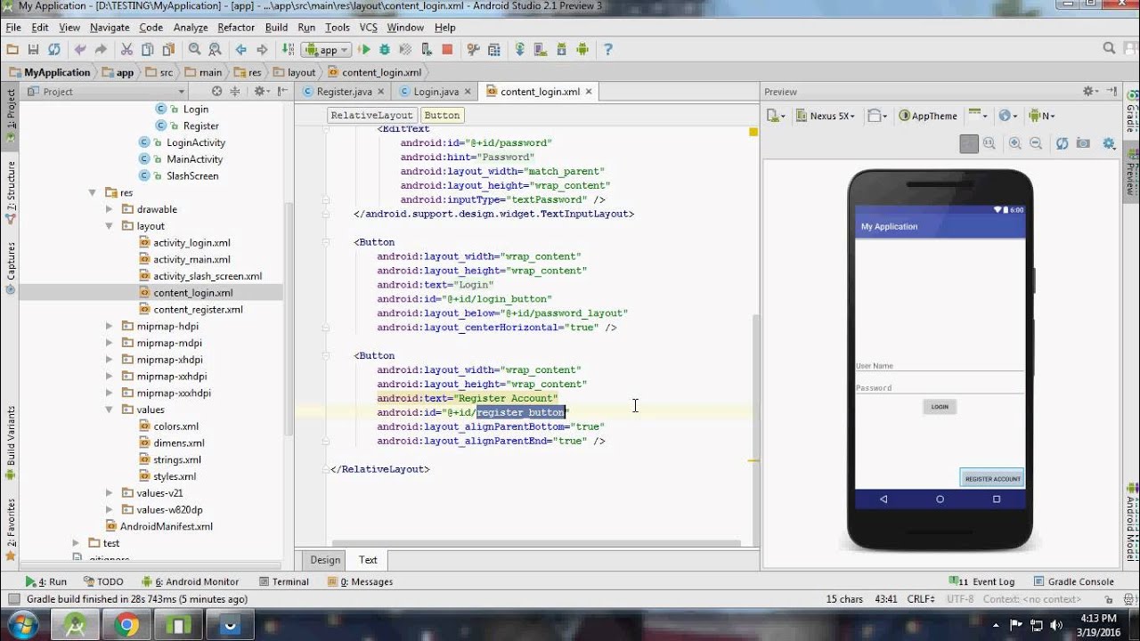 Android Tutorial 7 # Android Fragment - Session Two Android Studio 2.1