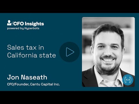 Sales tax in California state