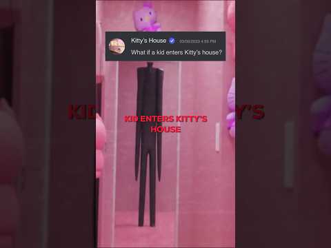 What if a KID enters Kitty’s House!?🎀🌸☁️(Level 974) #shorts #backrooms #creepypasta