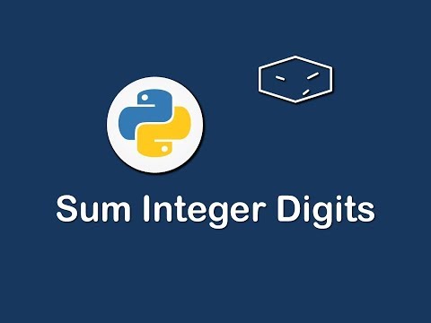 Learn sum integer digits in python - Mind Luster