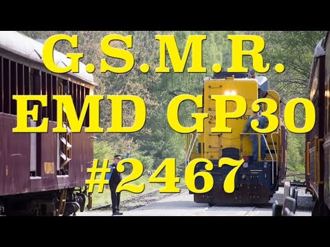 Great Smoky Mountains Railroad (G.S.M.R) EMD GP30 #2467.