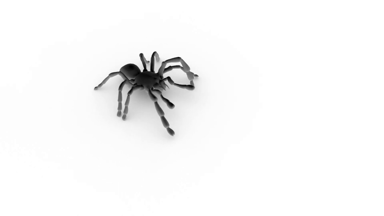Spider Walk Animation using the Raa rig