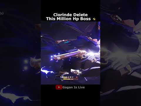 #Clorinde Delete This Million Hp Boss ⚡#viral #genshinimpact #trending #hoyocreators #escoffier #Ifa
