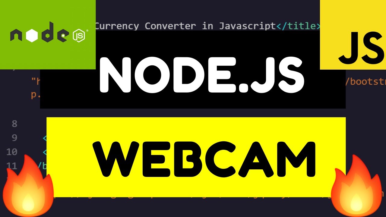 Node.js Tutorial to Access User Webcam Using Navigator API Wrapper getusermedia Library Tutorial