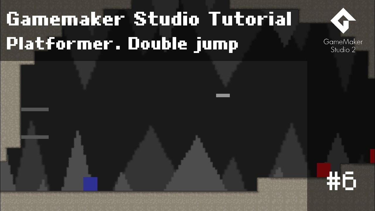 Tutorial #6 - Platformer. Double Jump. Gamemaker Studio 2 Tutorial