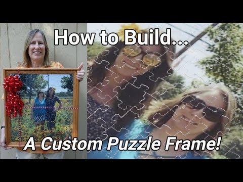 How To Build a Custom Puzzle Frame