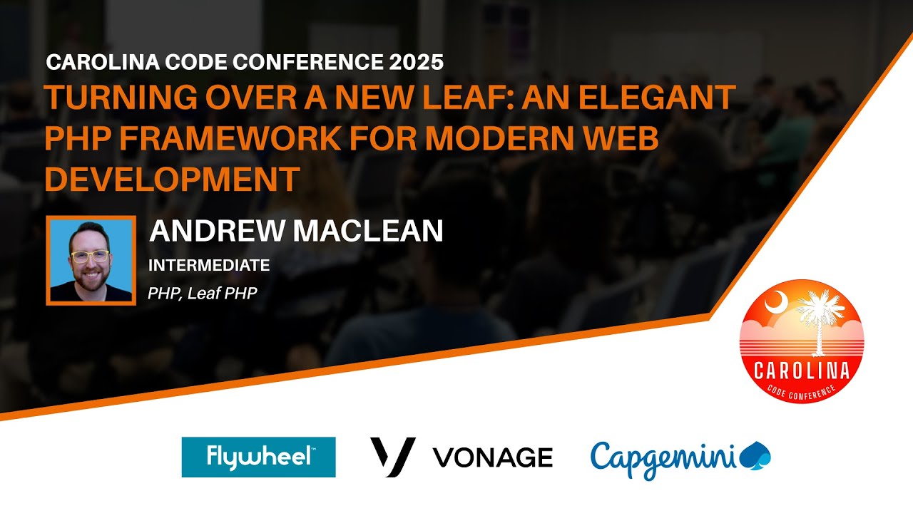 Andrew MacLean - Turning Over a New Leaf in PHP