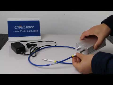 405nm LED Light Source Coupled SMA905 Fiber