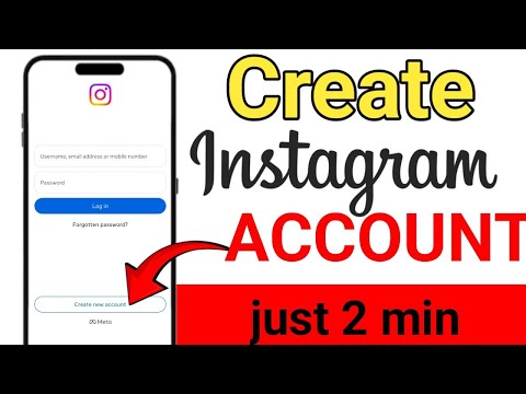 How to create new instagram account | instagram account kaise banaye | instagram