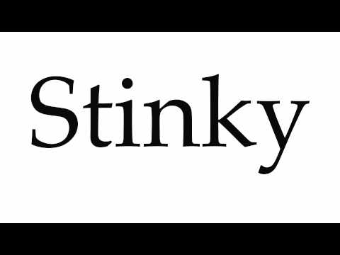 How to Pronounce Stinky