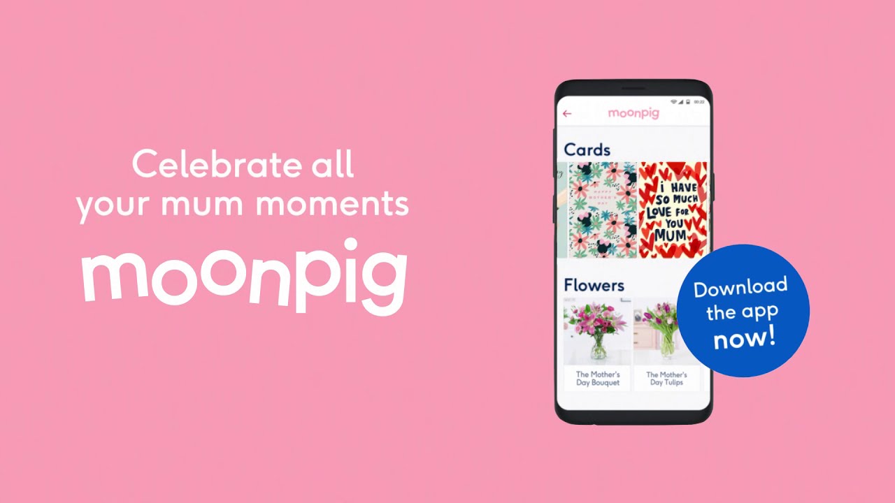 Moonpig Mother's Day Ad 2021