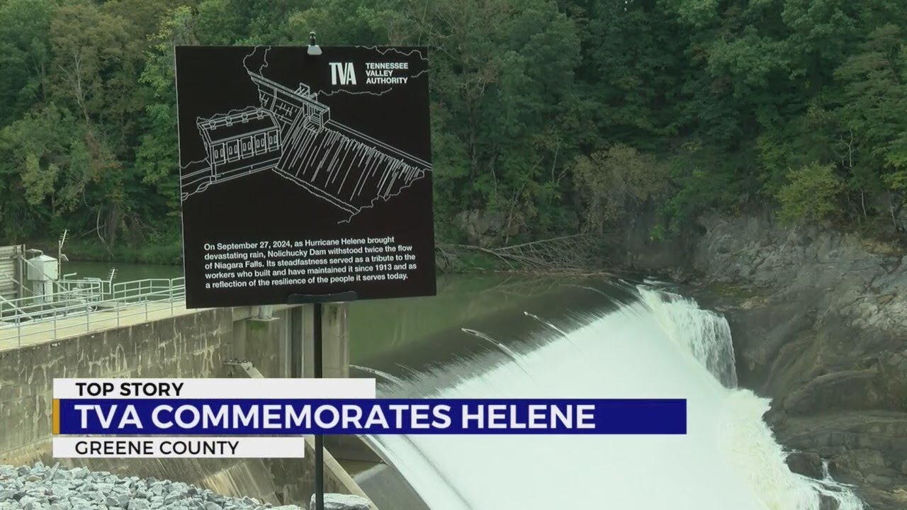 TVA commends Nolichucky Dam during Hurricane Helene