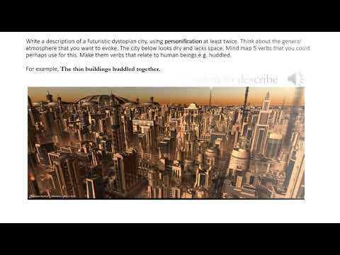 Lesson Three - Dystopian fiction: Setting and figurative imagery