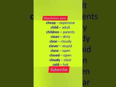 .#english #englishspoken  #antonyms