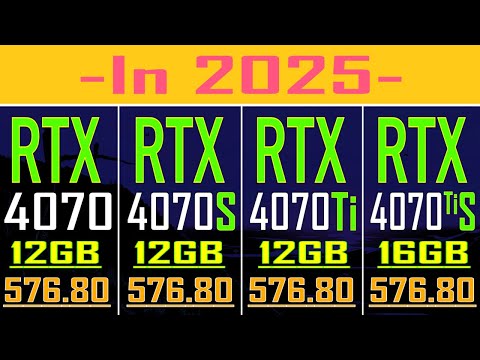 RTX 4070 vs RTX 4070 SUPER vs RTX 4070Ti vs RTX 4070Ti SUPER || PC GAMES TEST ||