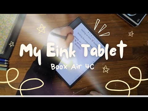 My Eink Tablet | Boox Air 4C | Journal Line Up