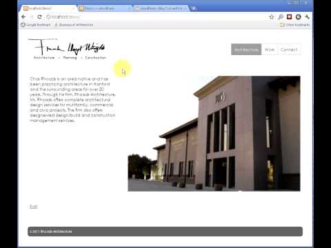 Wordpress for Architects Part 1: Wordpress Overview