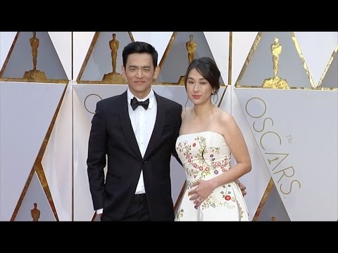 John Cho and Kerri Higuchi 2017 Oscars Red Carpet
