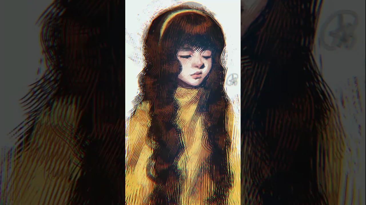 Drawing with random brushes 3🖌️#art #digitalart #ibispaintx #brush #shorts