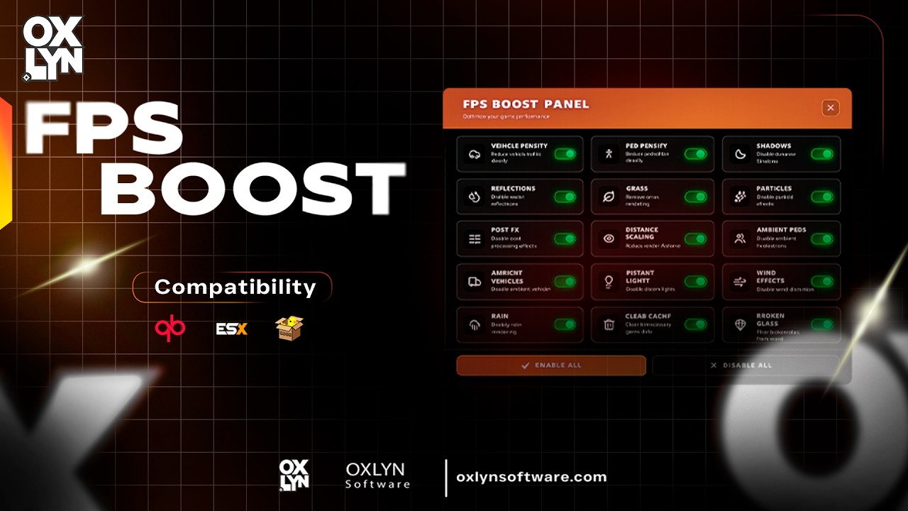 FiveM Script | FPS Booster [FREE] 📈