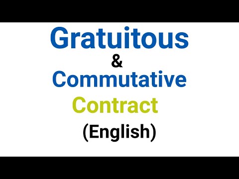Gratuitous Contract in Islamic Finance | Commutative Contract Insurance | Commutative Contract
