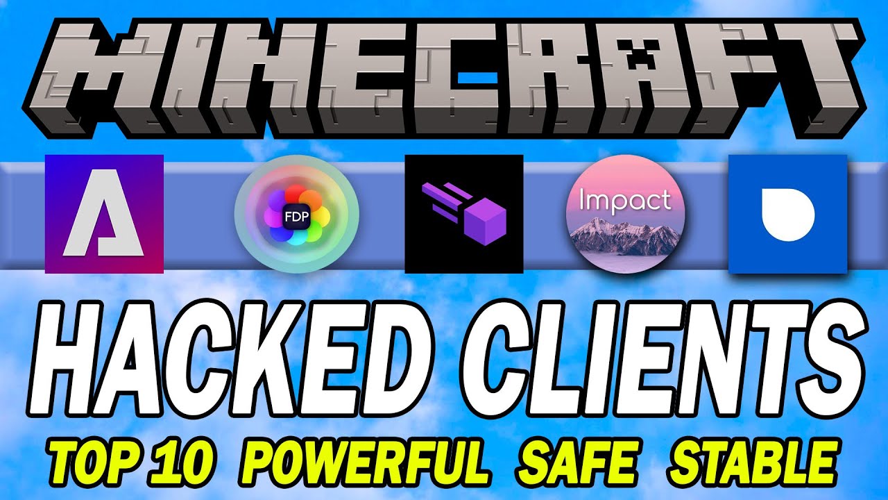 Top 10 BEST Minecraft Hacked Clients (2026)