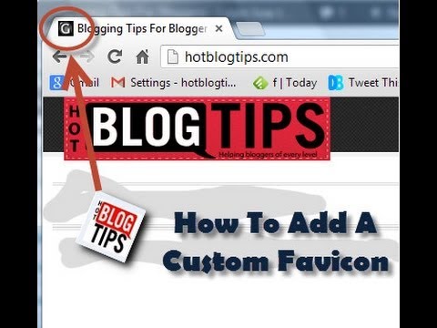 Adding A Favicon Image For Your WordPress Blog