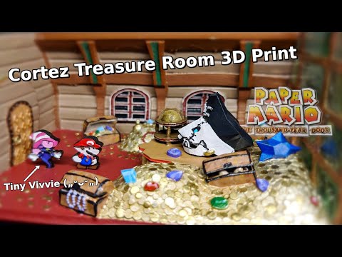 Free 3D file Cortez Treasure Room from Paper Mario TTYD 🏴‍☠️・3D printer ...