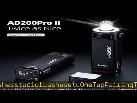 GODOX AD200 Pro II AD200Pro II Strobe Flash, TTL 200W Pocket Flash HSS 1/8000s, One-Tap Wireless Sy