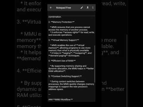 Memory Management Unit (MMU) in OS | Address Translation & Virtual Memory Explained