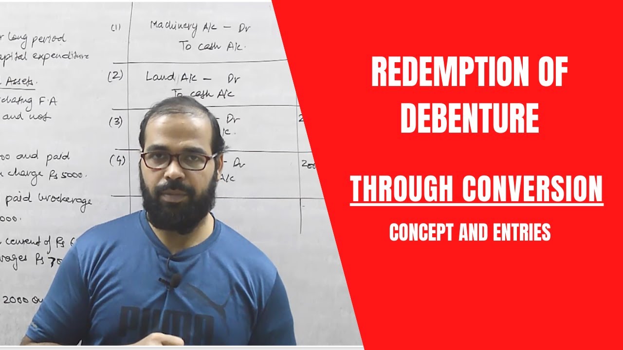 Redemption of Debenture through Conversion :: Concept and Entries