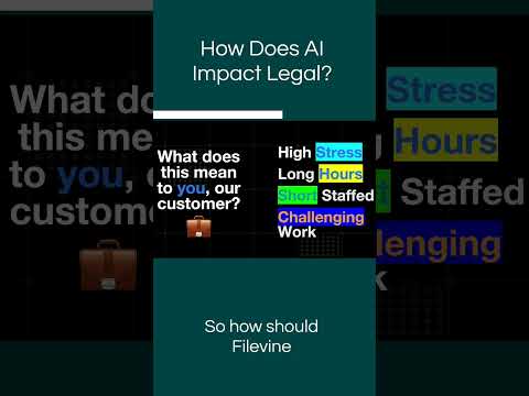 How Does AI Impact Legal? #ai #legaltech #ailawyer #short