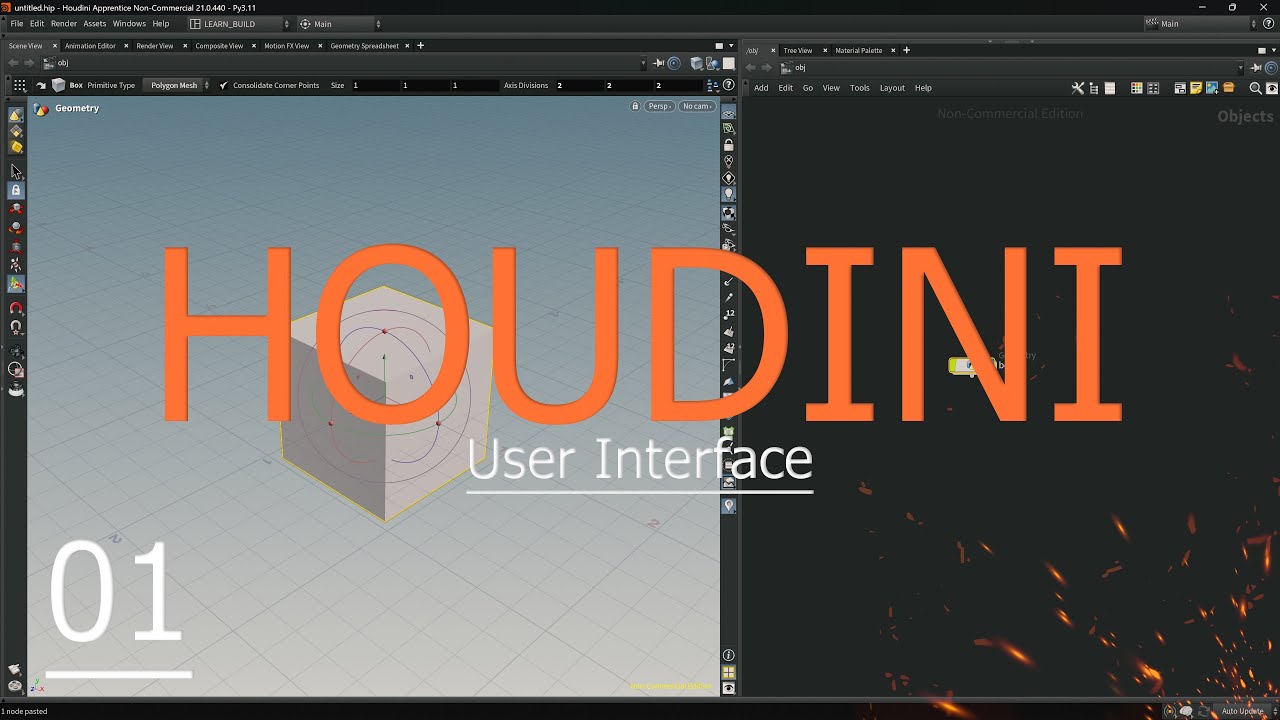 Getting Started in Houdini – Part 01: UI & Navigation Guide