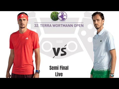 LIVE: Alexander Zverev vs Daniil Medvedev | Semi Final – Terra Wortmann Open (Halle) 2025