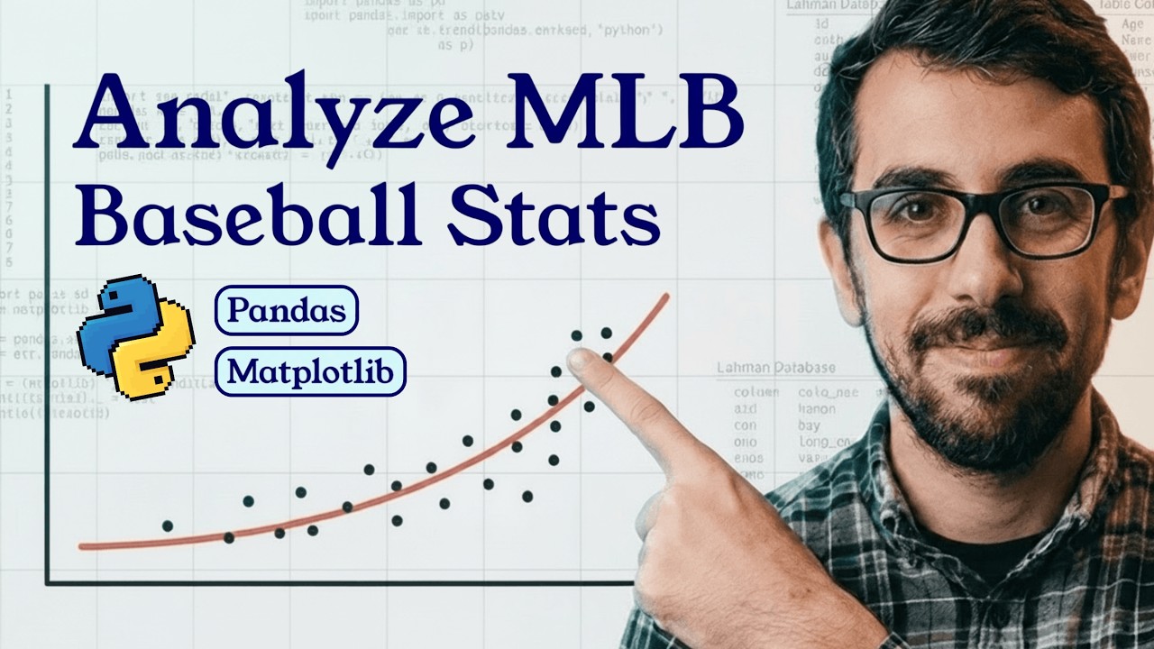 Analyze MLB Baseball Stats with Pandas and Matplotlib | Python | Data Science