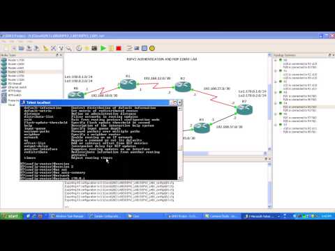 Routing Information Protocol RIPv2 Lab 1 RIPv2 Basics and Authentication