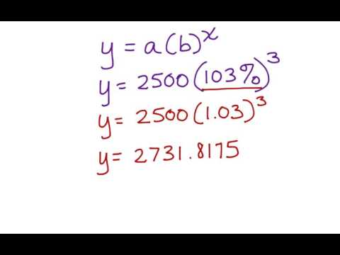 Exponential Growth with Decimal Growth Factors Story Problems