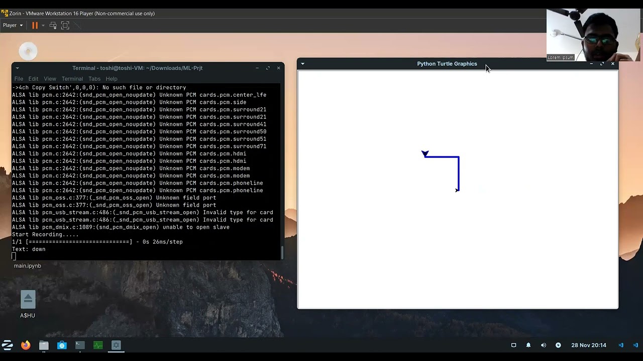 Command Recognition using Real Time Voice Input - ML Project