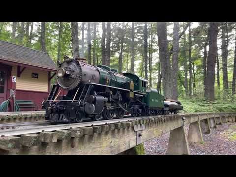 Waushakum Highline Tour with Billy Van Brocklin's Number 31 - Live Steam 3.5" Atlantic 2021
