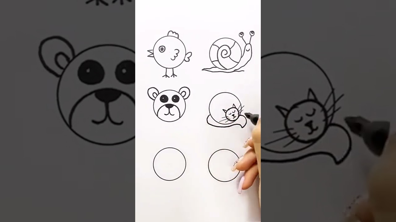 Dibujos fáciles para niños #arte #dibujoscreativos #dibujo