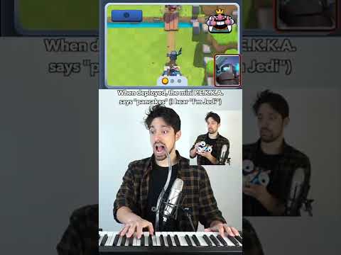 How the sounds of PEKKA and mini PEKKA were made (Clash Royale)