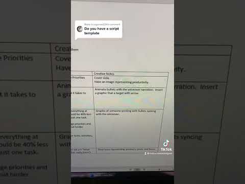 Q&A do you have a script template?