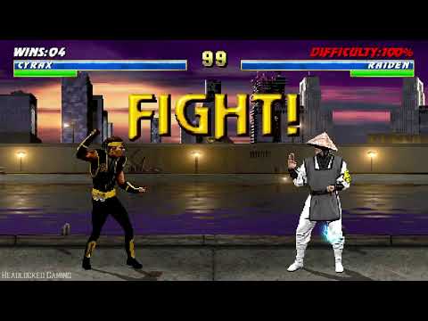 Human Cyrax Fights to Escape the Lin-Keui Cyber Initiative - 100% Difficulty