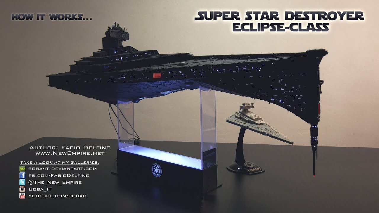 Super Star Destroyer Eclipse-class - Star Wars model - 4K UHD