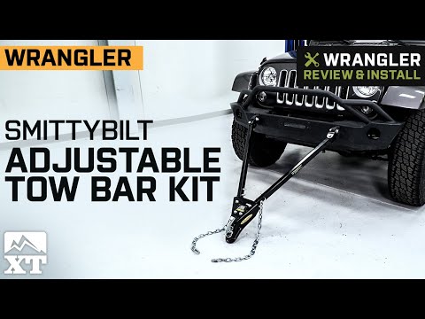 Jeep Wrangler Smittybilt Adjustable Tow Bar Kit Review & Install