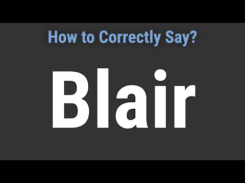 How to Pronounce Name Blair (Correctly!)