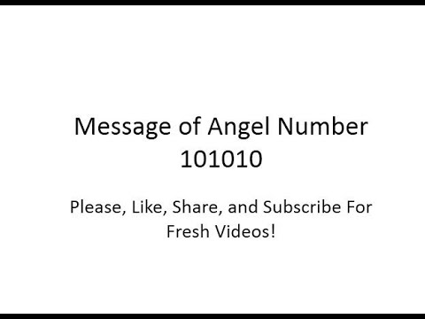 What Angel Number 101010 means?