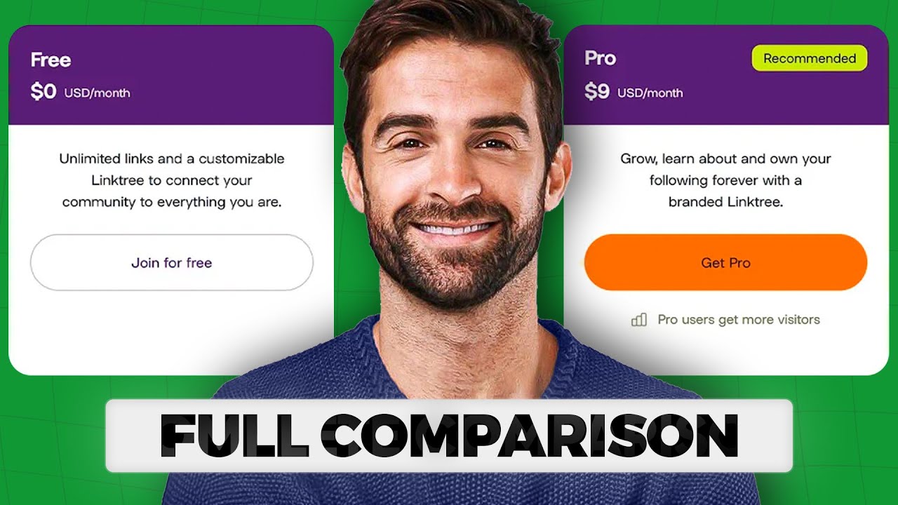 Linktree Free VS Linktree Pro (2026) Full Comparison