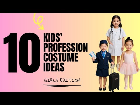 Kids' Profession Costume Ideas for Girls! Dress Up as a Doctor, Flight Attendant, and More!