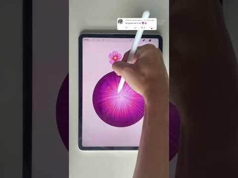 How to draw (iris) an Eye in procreate #shorts #procreatetutorial #digitalart